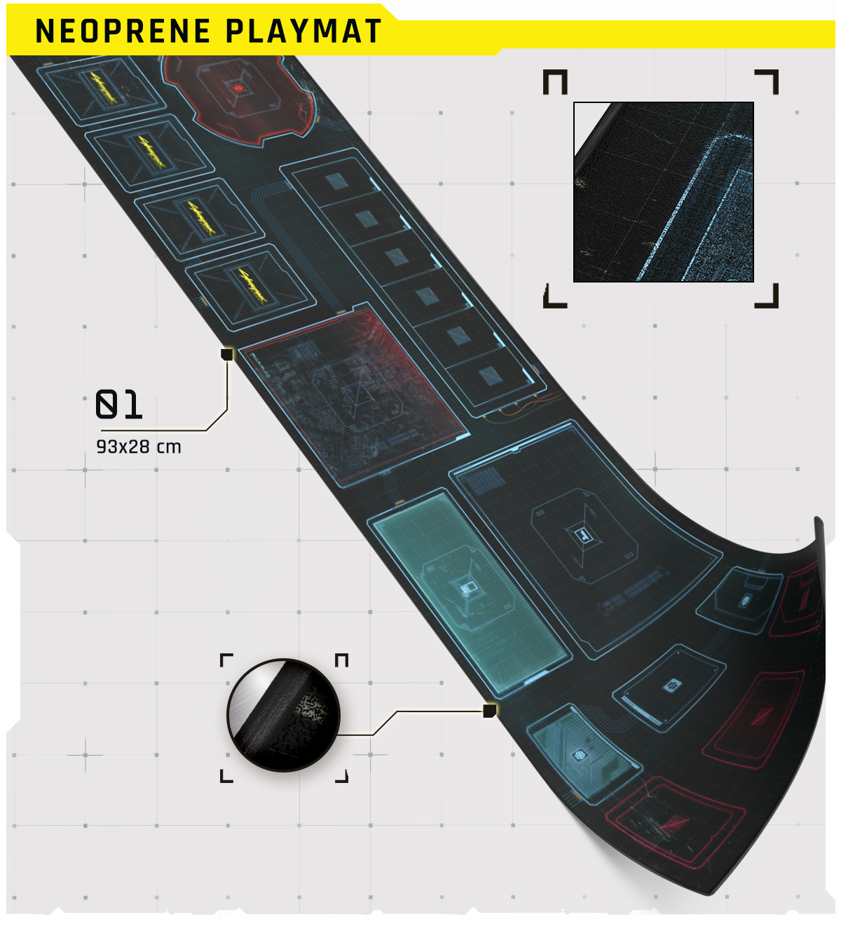 Cyberpunk 2077 - Neoprene Playmat *Pre-order - The Wobbly Nerdles