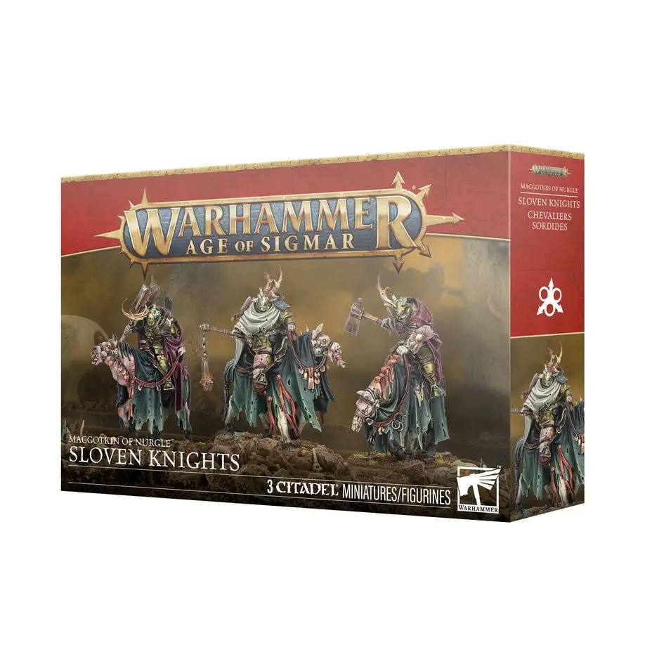 Age of Sigmar: Maggotkin of Nurgle - Sloven Knights - The Wobbly Nerdles