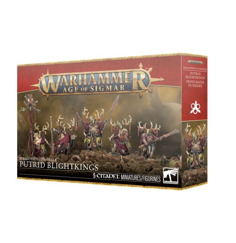 Age of Sigmar: Maggotkin of Nurgle - Putrid Blightkings - The Wobbly ...