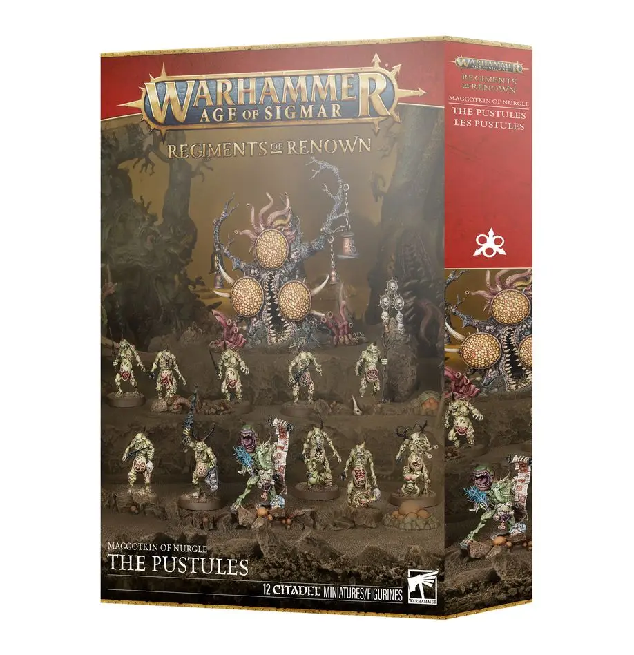 Age of Sigmar: Maggotkin of Nurgle - Regiment of Renown: The Pustules ...